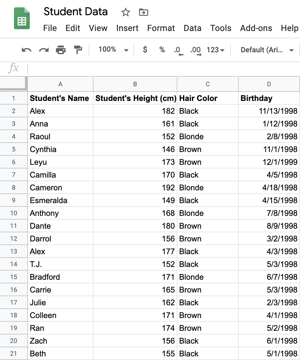 Introduction Introduction To Google Sheets And SQL