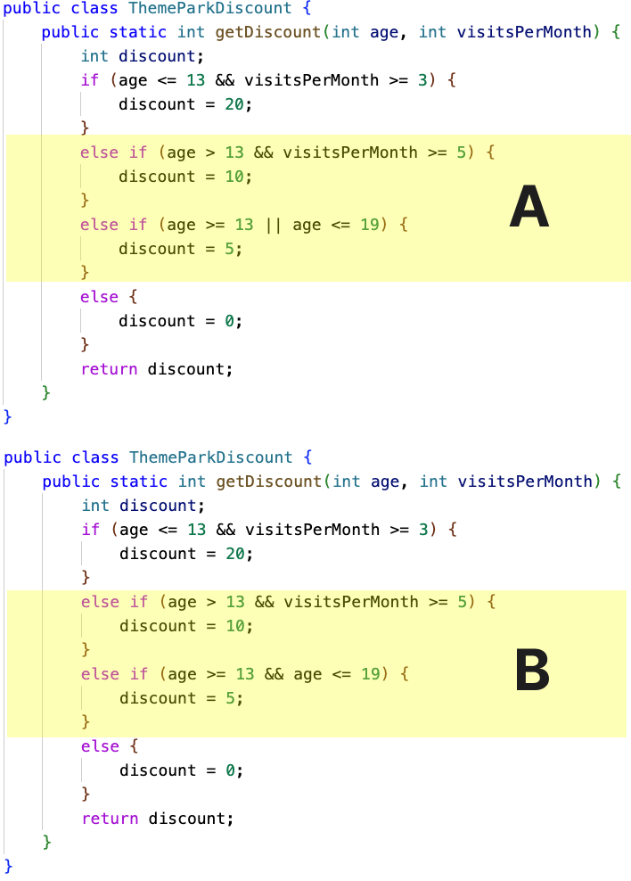 Practice Problems (Mixed Code) — CS Java