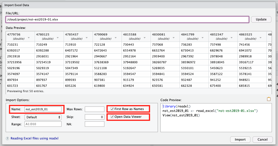 Importing and Preparing Census Data